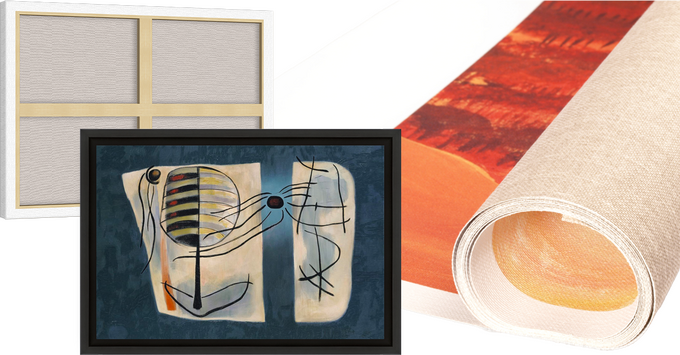 Châssis en bois pour toile, complets ou à la baguette